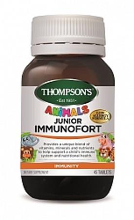 THOMPSON'S JUNIOR IMMUNOFORT 45 TABLETS – Beauty Bible